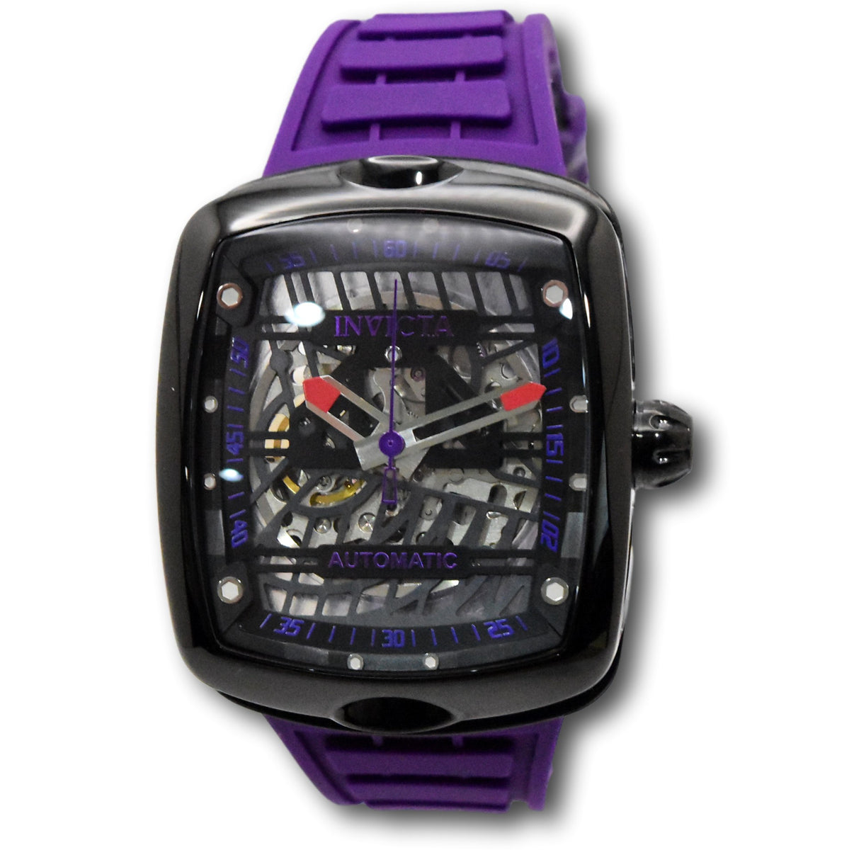 Invicta S1 Rally Diablo Automatic Deep Purple Skeleton Dial Watch 4404 ...