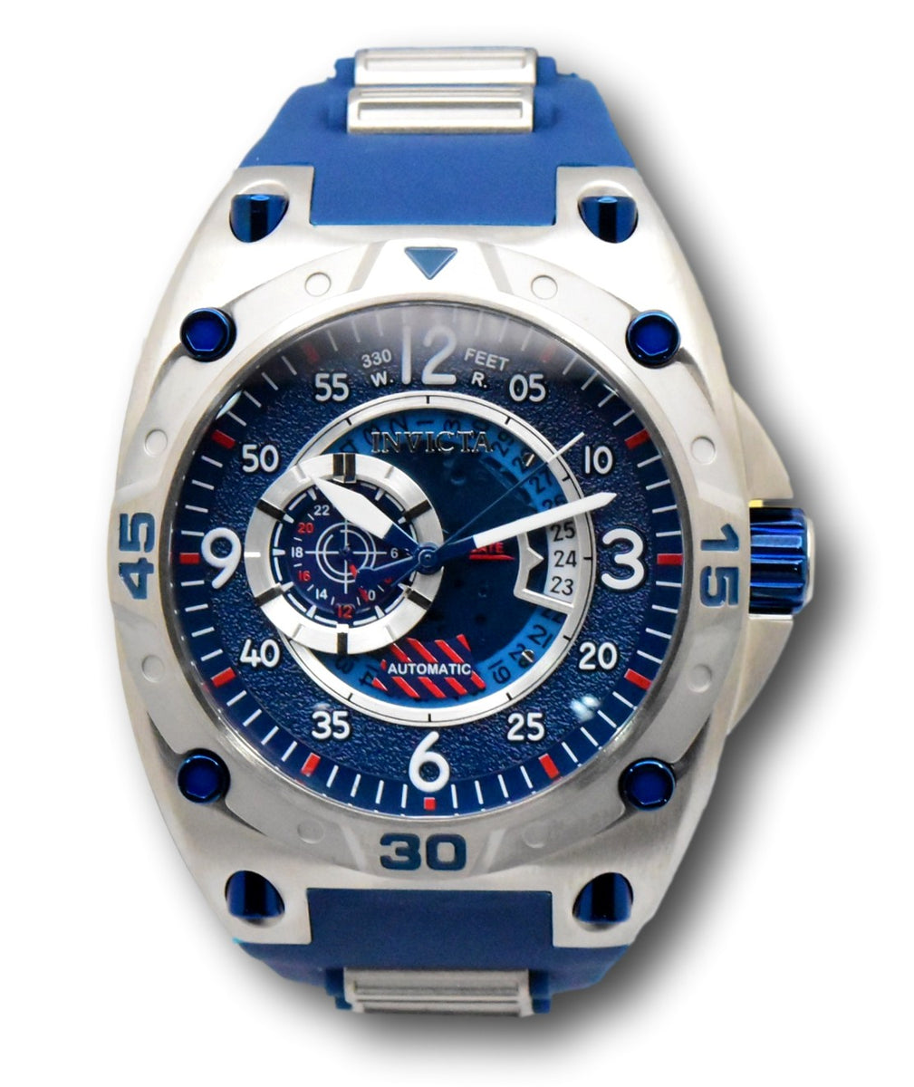 Invicta Aviator Pilot Automatic Men's 50mm Blue Anatomic Dial Watch 40 ...