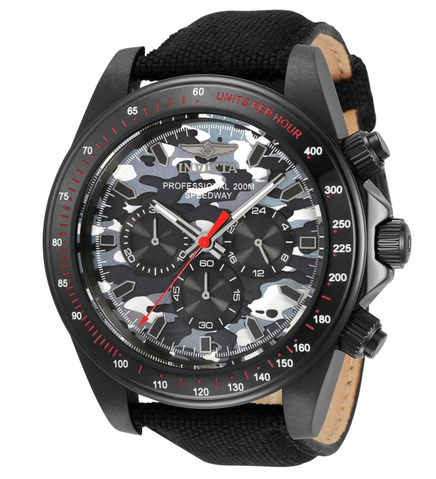Invicta Speedway Men's 50mm Arctic Camouflage Cordura Chronograph Watc ...