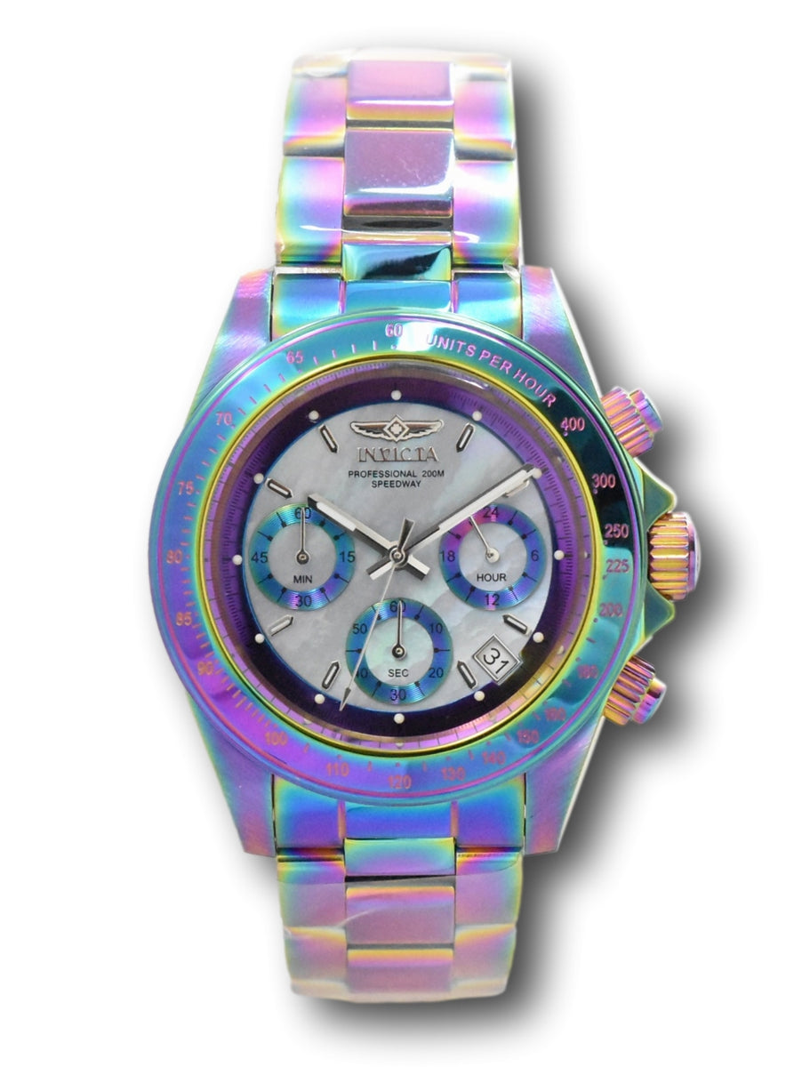Invicta Speedway Men's 40mm Iridescent Rainbow Chronograph Watch 23942 ...